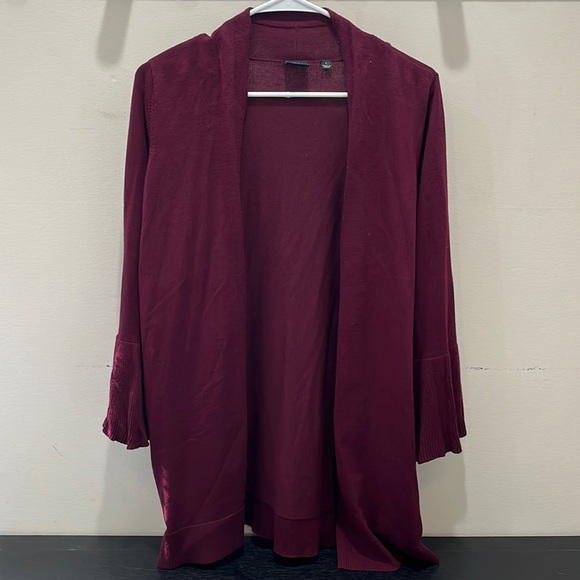 Cyrus | Sweaters | Devotion By Cyrus Burgundy Open Cardigan | Poshmark